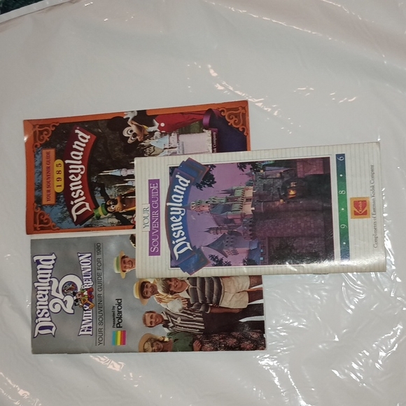 Disney | Other | 3 Disneyland Souvenir Guides 98 1985 And 1986 | Poshmark